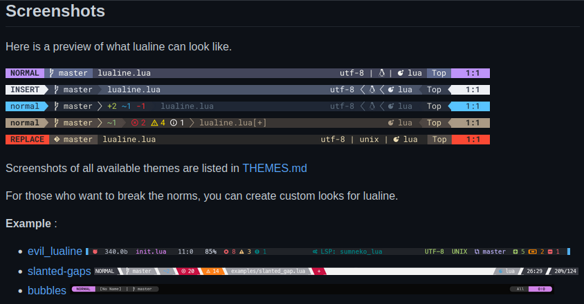 lualine.nvim - wiki.pysan3