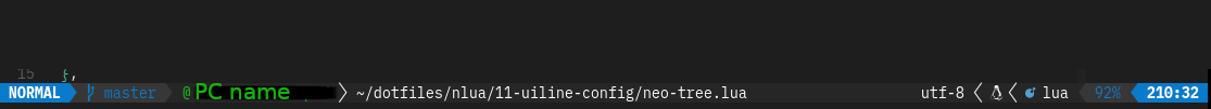lualine.nvim - wiki.pysan3